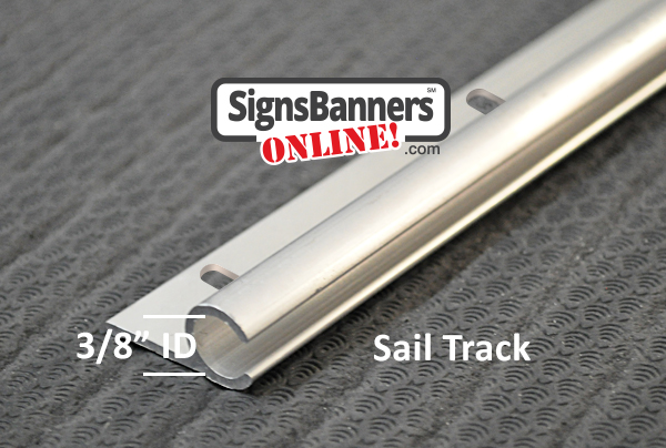 Sail Track Beading - slideable banner signage into moulded frame ...